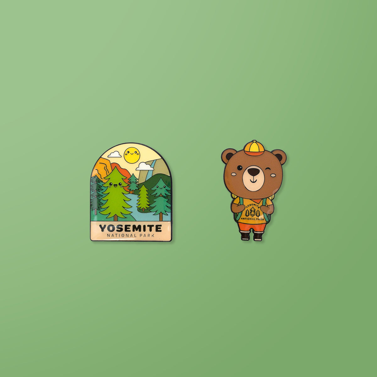 Yosemite National Park - Enamel Pin Set - 2 Pack – Pals & Co.